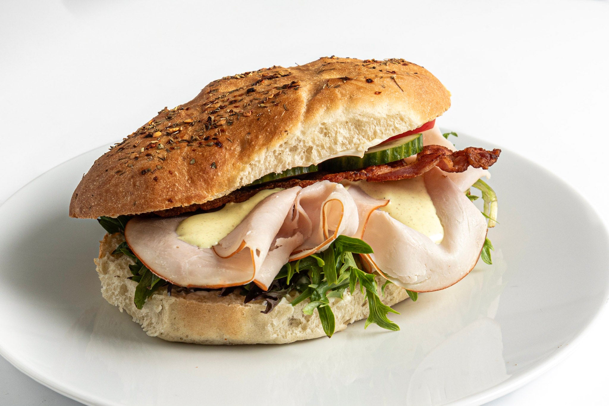Sandwich med kalkun og bacon – C-Gastronomi